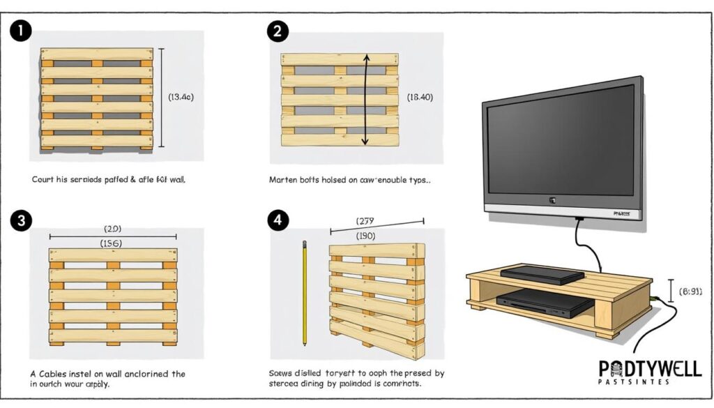 Les avantages d'habiller un mur avec palette support TV dans votre salon
